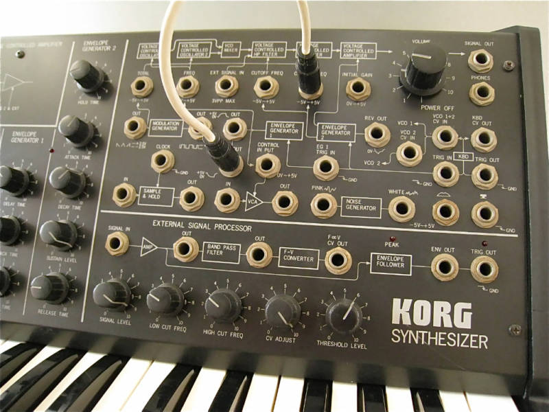 MATRIXSYNTH: KORG MS-20 with Patch Sheet Overlay