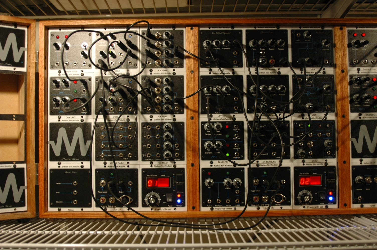 MATRIXSYNTH: LARGE CUSTOM MMM ANALOGUE MODULAR SYNTHESIZER