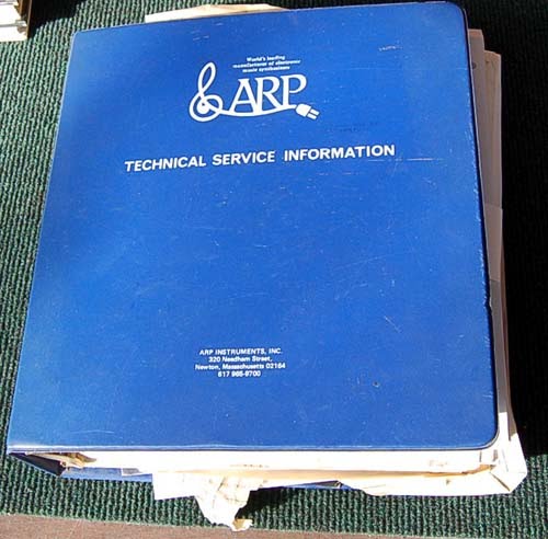 MATRIXSYNTH: Early ARP Synthesizer Factory Service Manuals