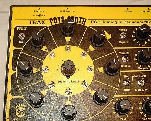 MATRIXSYNTH: TRAX RS-1 Rota-Synth Analogue Sequencer & Synthesizer Part 1
