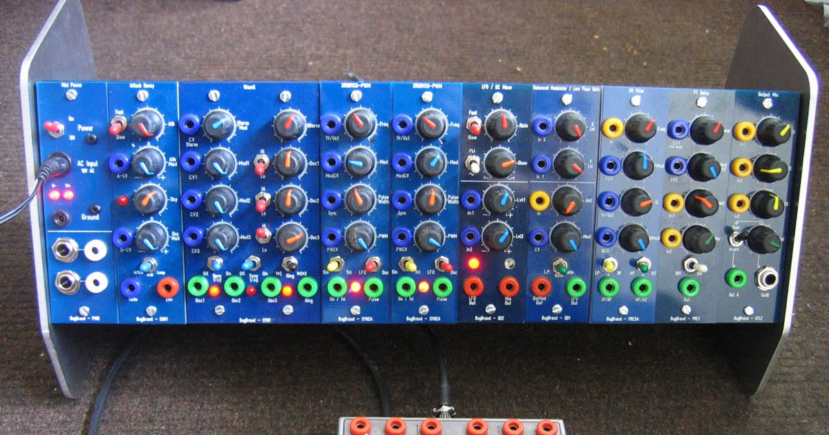 MATRIXSYNTH: BugBrand Modular 1Frame System with External Joystick ...