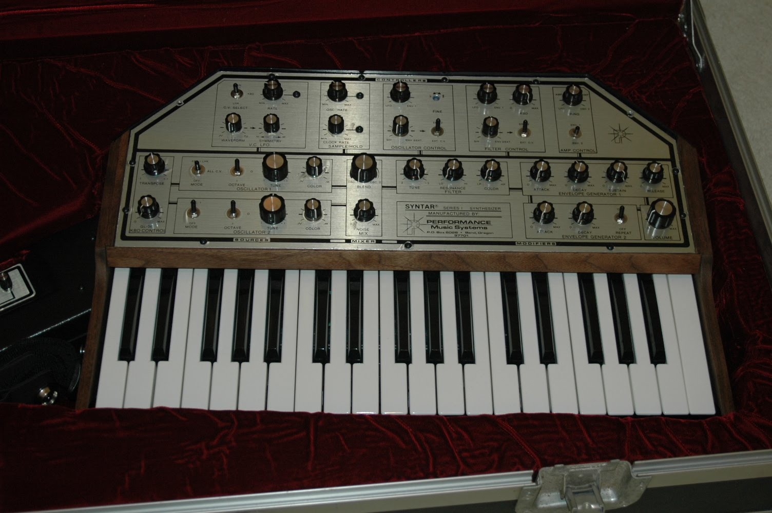 MATRIXSYNTH: 1980 PMS Syntar Synthesizer #7 Up for Auction