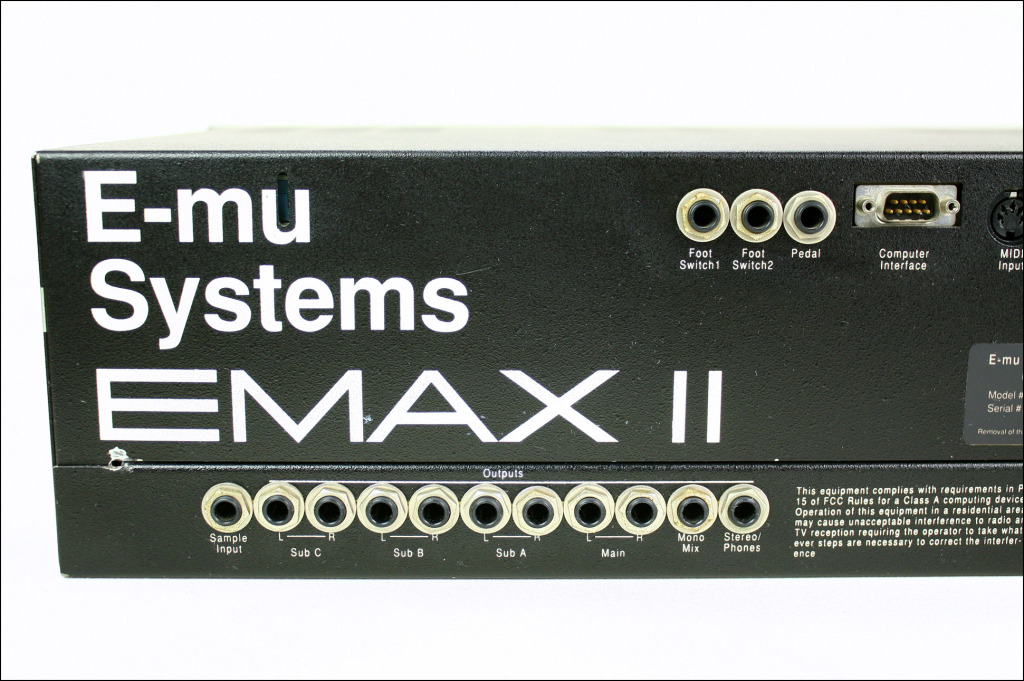MATRIXSYNTH: Emu Emax II rackmount sampler