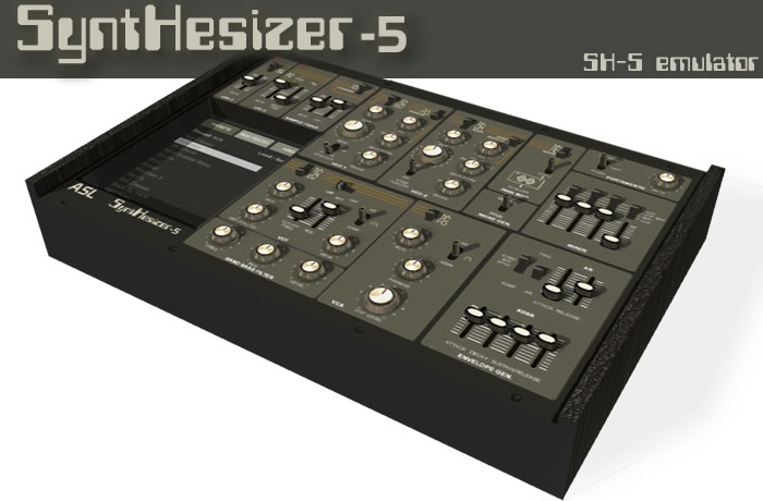 MATRIXSYNTH: Roland SH-5 emulator *by Analog Synth Lab* (sh5)