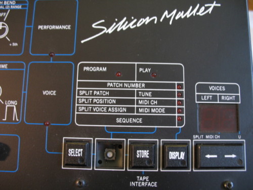 MATRIXSYNTH: Simmons Silicon Mallet Synthesizer MIDI Controller