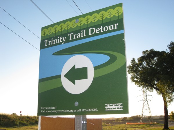 Durango Texas: The Trinity River Vision Is Underway With A Lot Of Signs