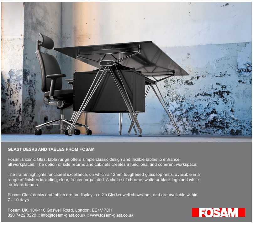 The Furniture Industry Blog: Fosam's Iconic Glast Tables