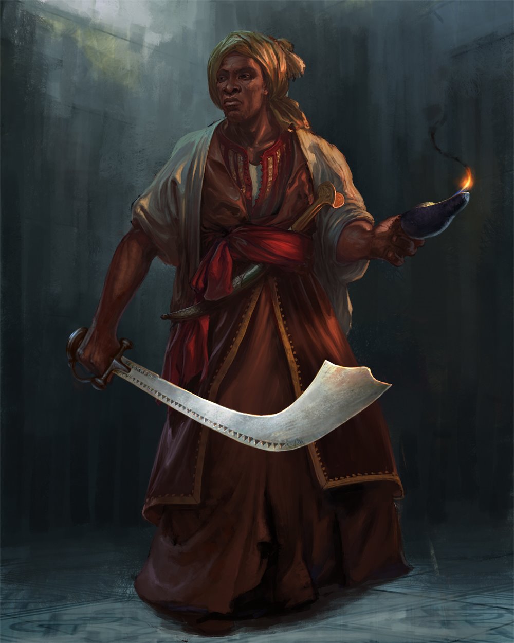 Warriors in art: Guard by Jim Moore