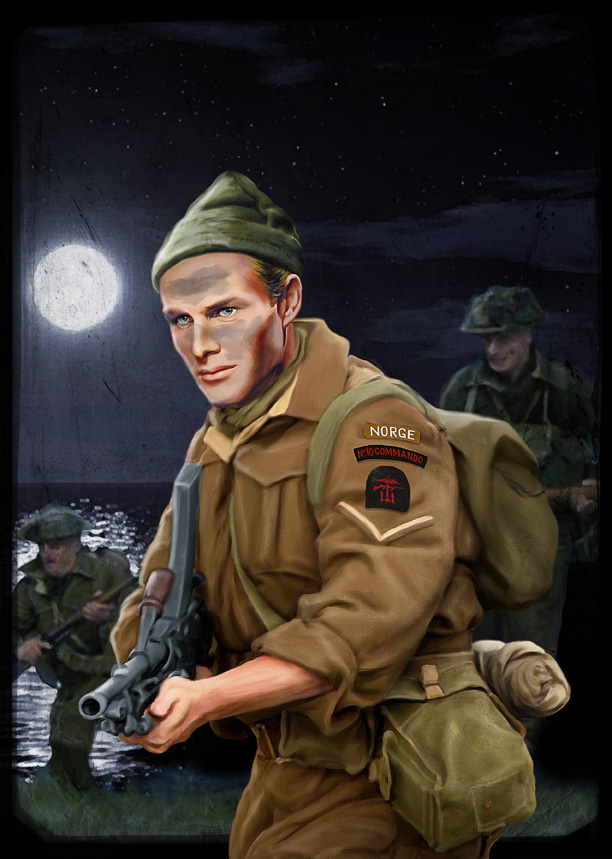 Warriors in art: Commando Raid by Ander Plana