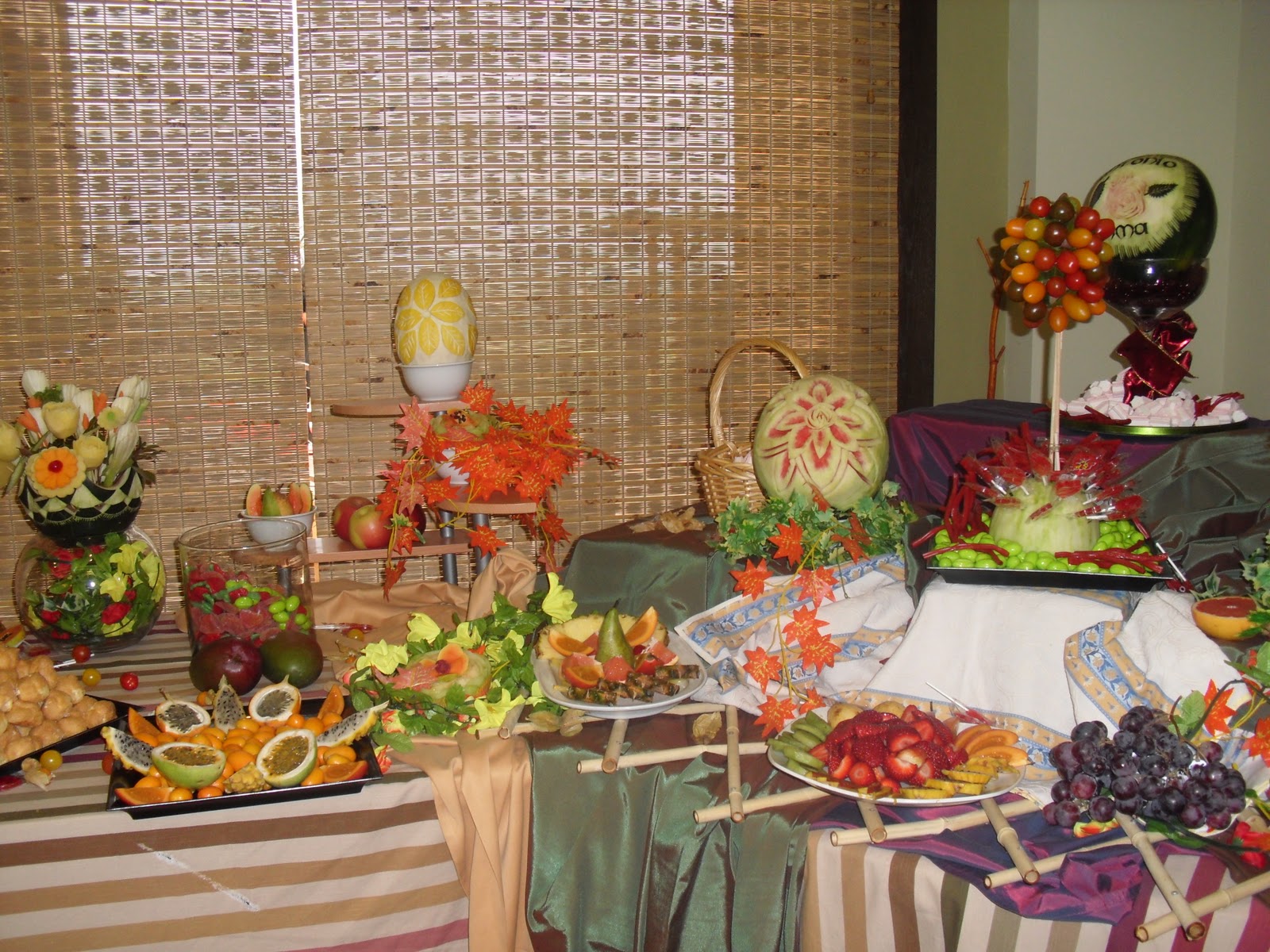 Buffet de ana: MESAS DE FRUTA