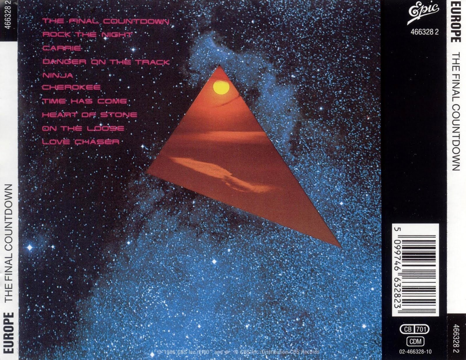 Capas de CDs e DVDs de Rock Online!!!: ( Capa / Cover ) Europe - The ...