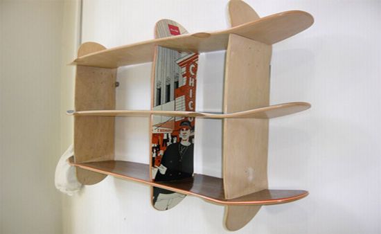 Home Design: 25 Functional Furniture Designs Inspired by Skateboards