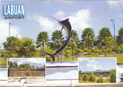 Postcard A La Carte: Malaysia - Labuan - Labuan Airport - LBU