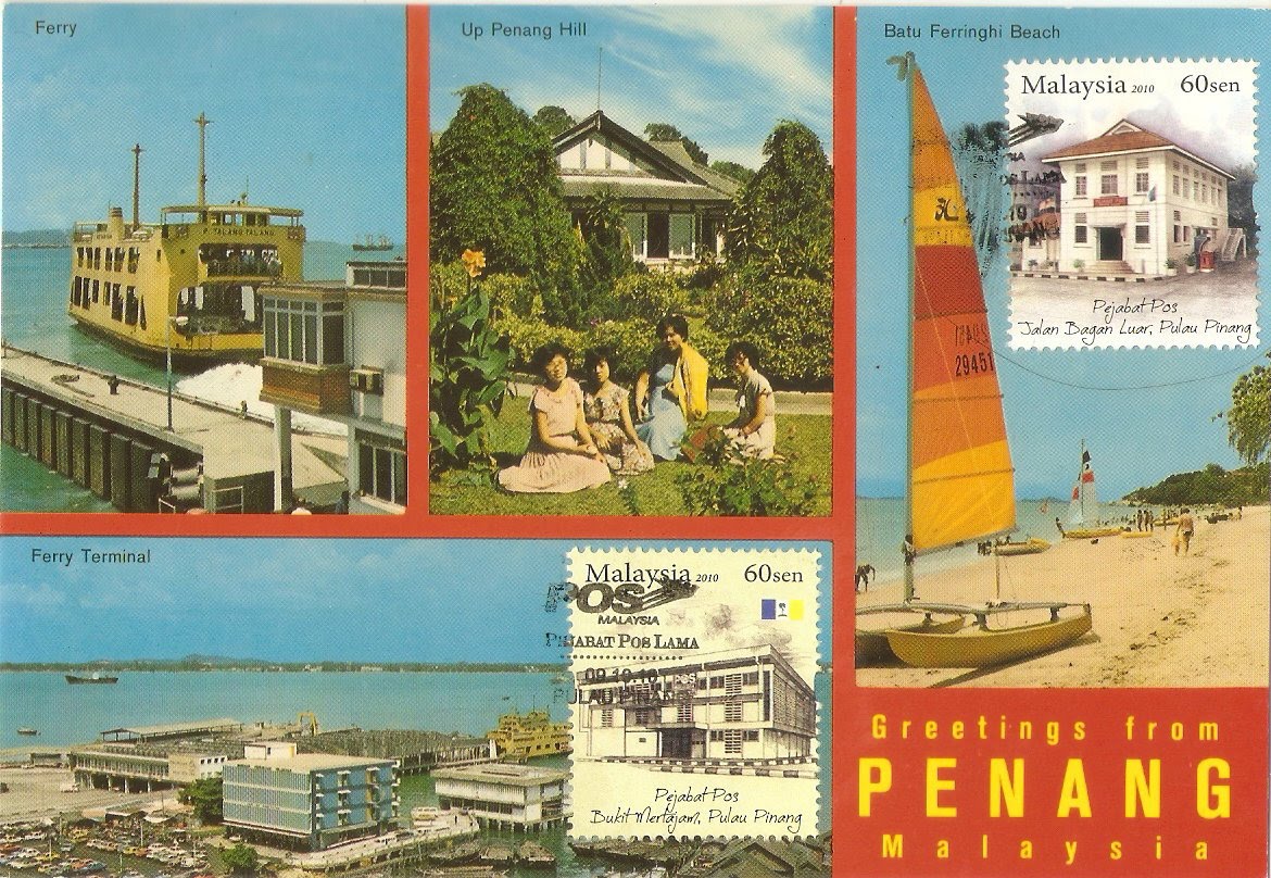 Postcard A La Carte: Malaysia Maxicard - Old Post Offices - October 9 ...