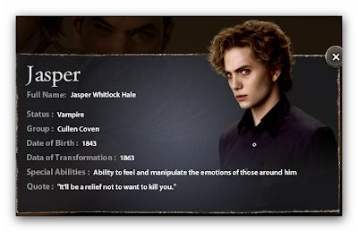 Twilight: Official New Moon Characters Profiles