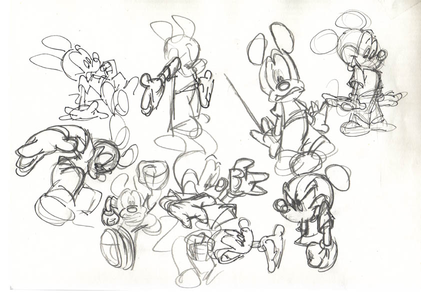 Disney character art archive