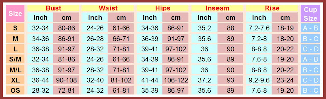 Size Measurement Guide | Bebe Love Shop Size Measurement Guide