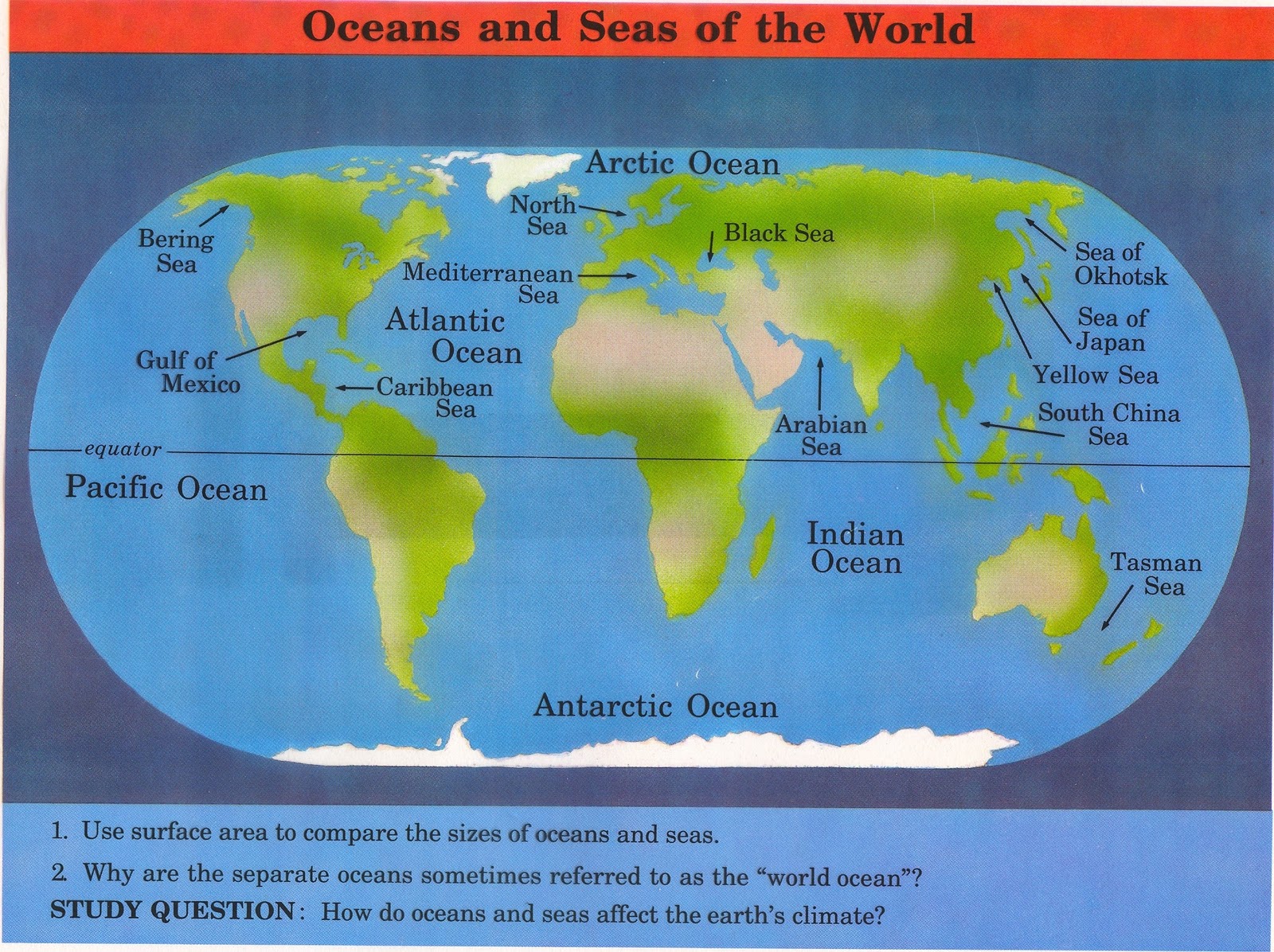 Jack's Reading Attacks: Oceans and Seas.