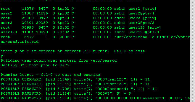 The Linux and Unix Menagerie: Snooping For Usernames And Passwords Over ...