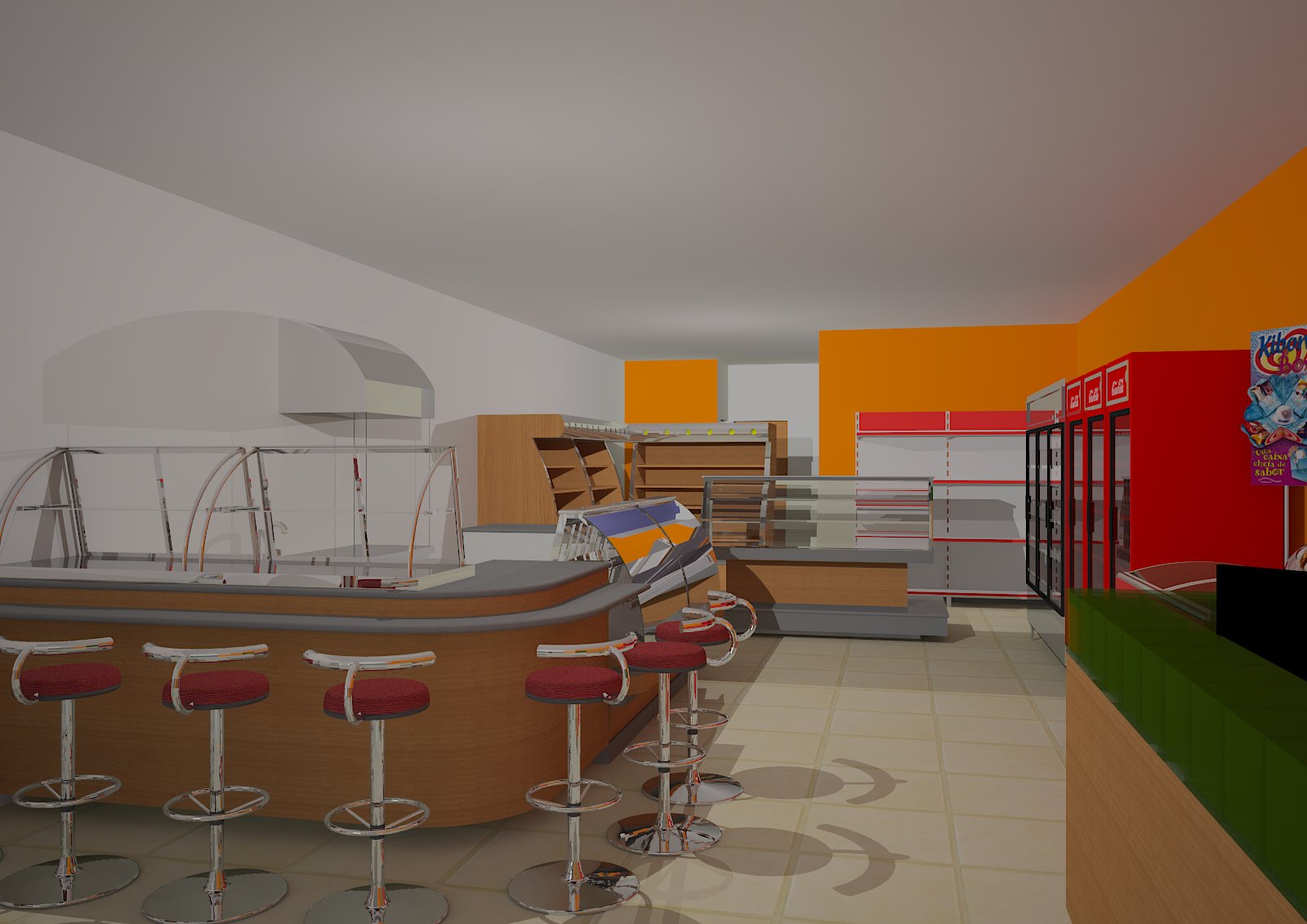 P!us Arquitetura: Padaria JK - Governador Valadares, MG.