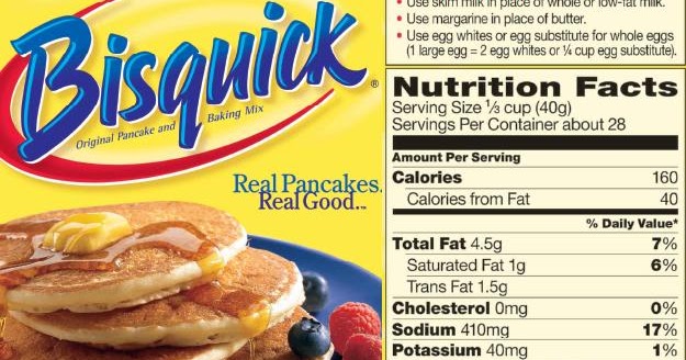 Bisquick Ingredients List, Bisquick... | Paris Cathcart Blog