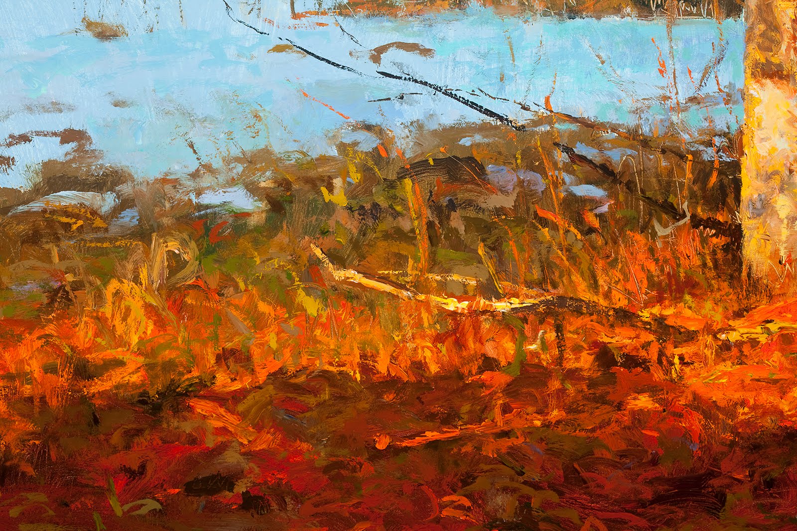 PETER FIORE: THOUGHTS ON PAINTING: Wet Paint - Rising Sun