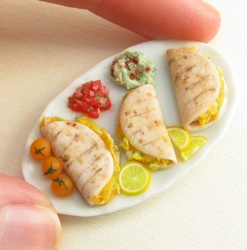 Miniatur Makanan oleh KimBurke - Boku no Blog