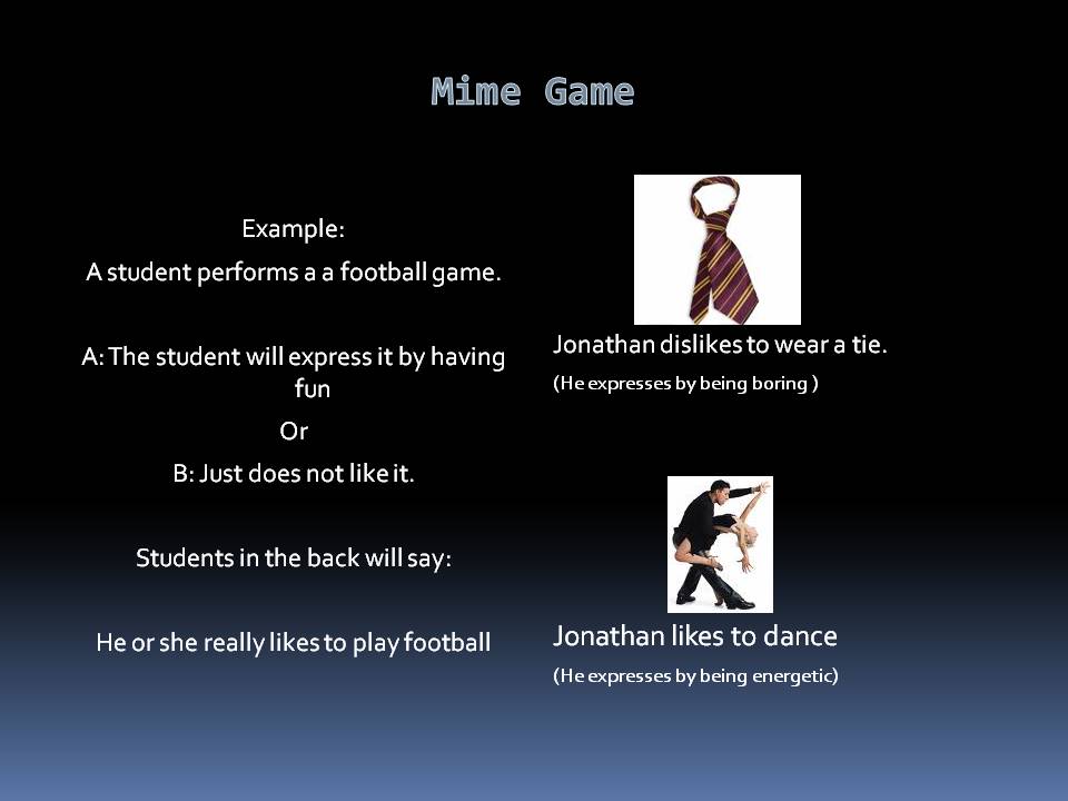 Personal Likes and Dislikes