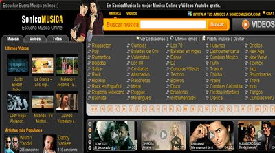 * Exprimiendo la Web@ *: Escuchar Buena Musica en Linea