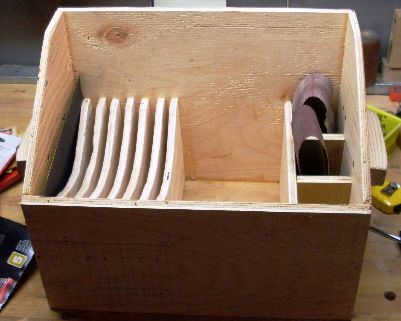 A DIfferent Kind of Sandpaper Storage