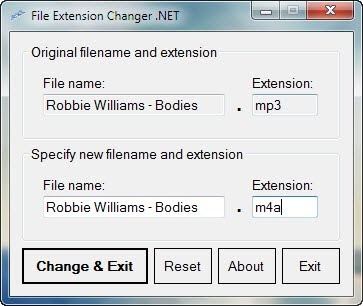 Easily & Safely Change File Extensions With ABK File Extension Changer .NET