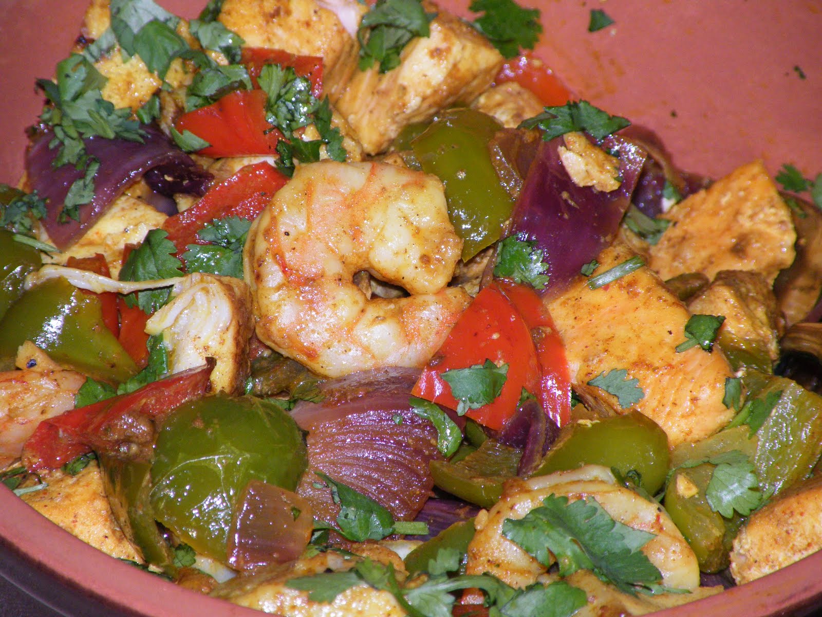 The Cooking Curmudgeon: Moroccan Roasted Seafood