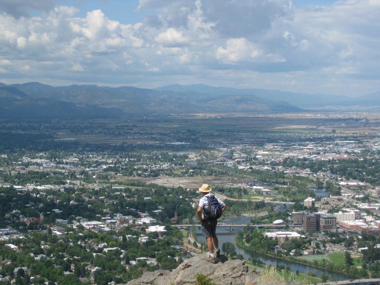 Lazarow World-Hike-About: The Missoula 'M'