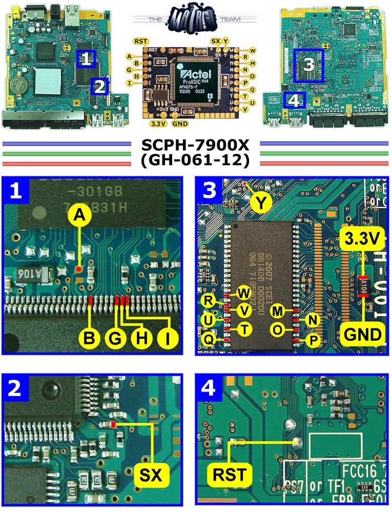 Esquema Elétrico: Desbloqueio Matrix INFINITY PlayStation 2 V16-GH061-12