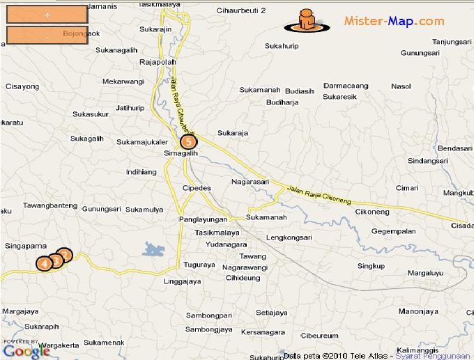 Peta Tasik | Blogna Kota Tasik