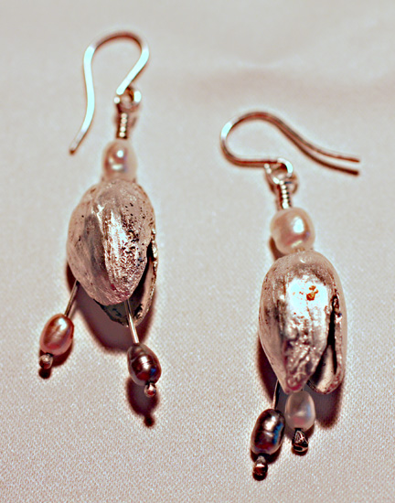 Miranda's Blog: Pistachio Shell Jewelry