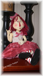 Art Dolls: ASL American Sign Language Raggedy Ann~OOAK~SOLD