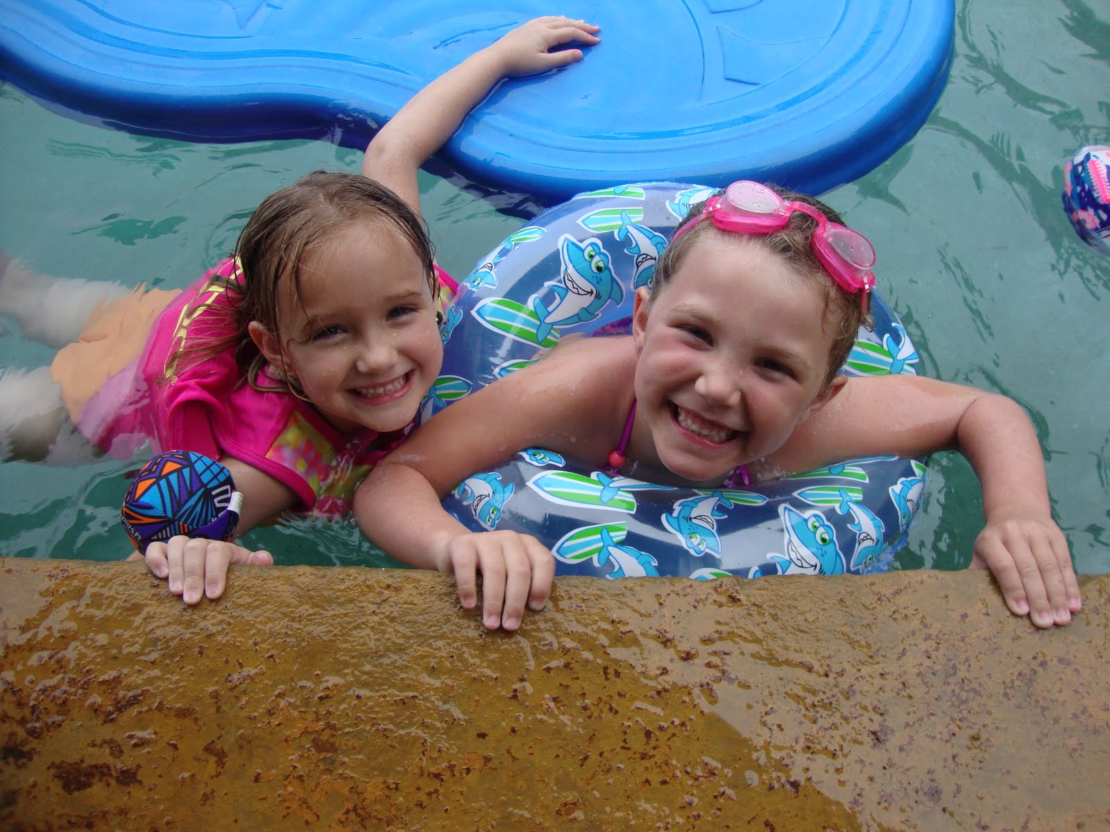 The Huff Family: Cub Scout Pool Party