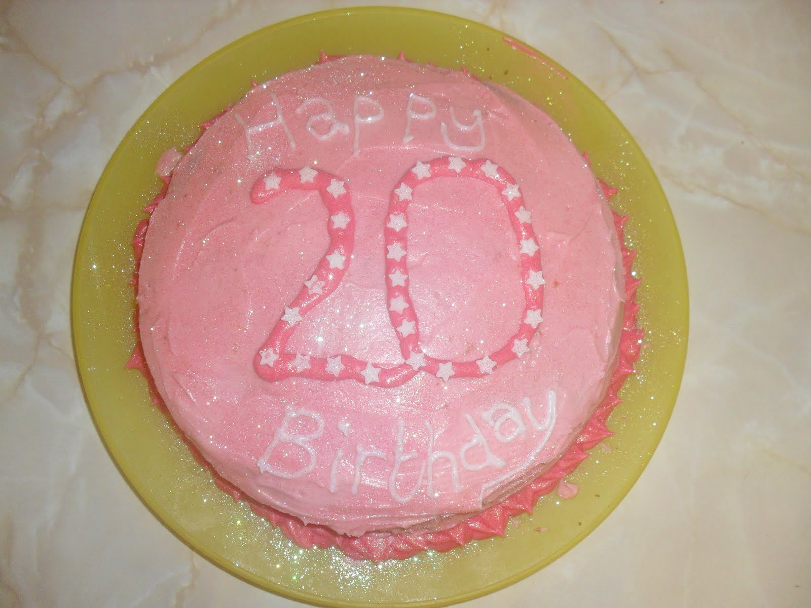 KatieSooCakes: Birthday Cake: 20th Birthday