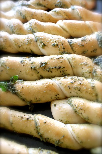 Hungry?: Breadsticks with seasoned olive oil!!!