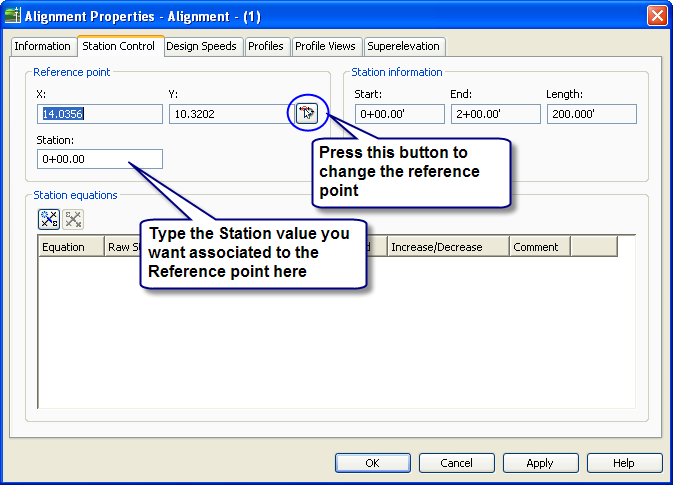 Civil 3D Reminders: Changing an Alignment's Stationing