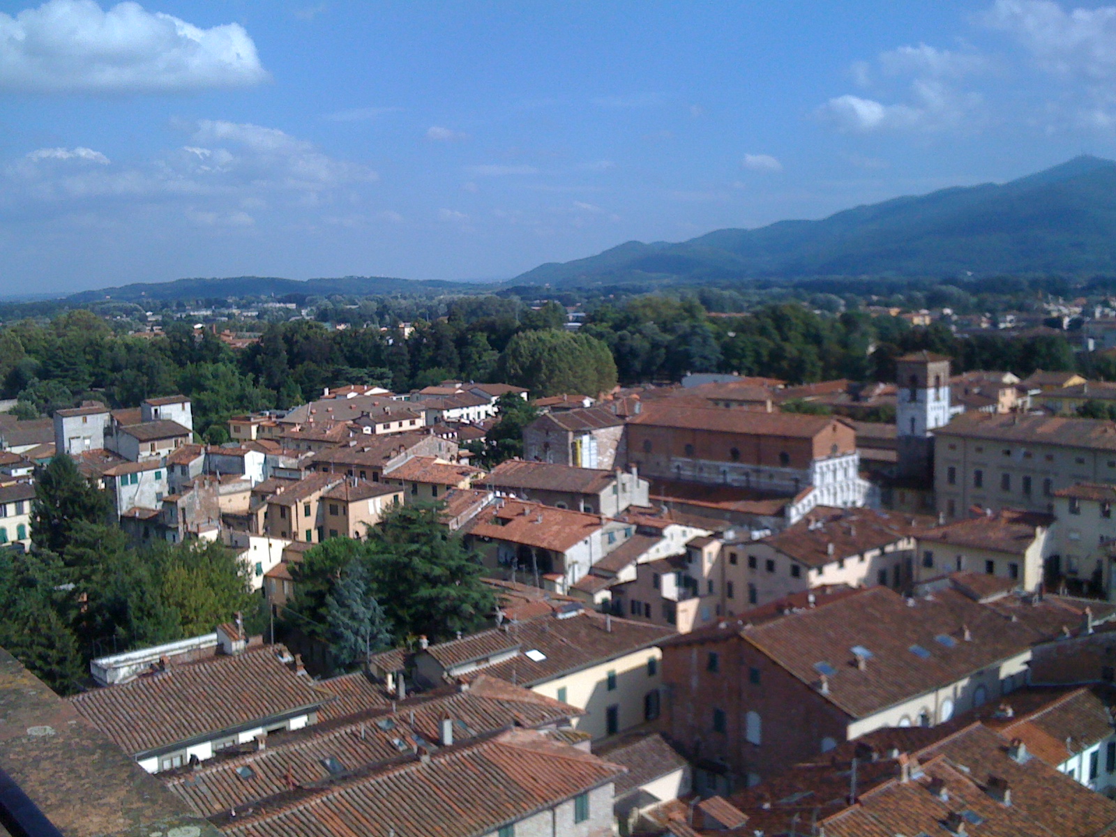 Uno scorcio di Lucca (dall'alto) Once Upon a Time..