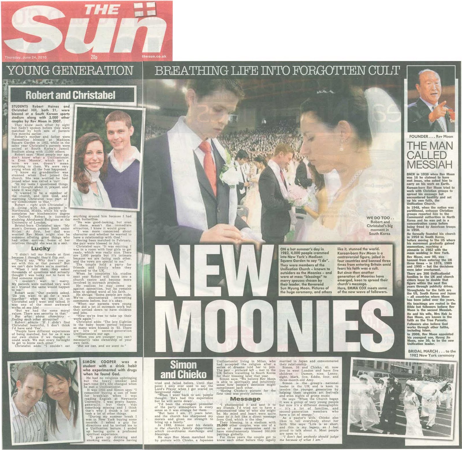 >Moon: The Man Called Messiah | Witness to Peace