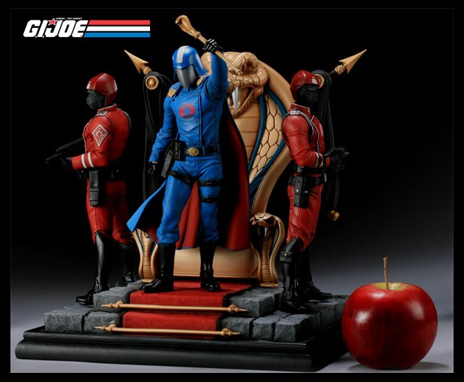 JIMSMASH ! ! !: COBRA COMMANDER & THRONE DIORAMA OF AWESOME