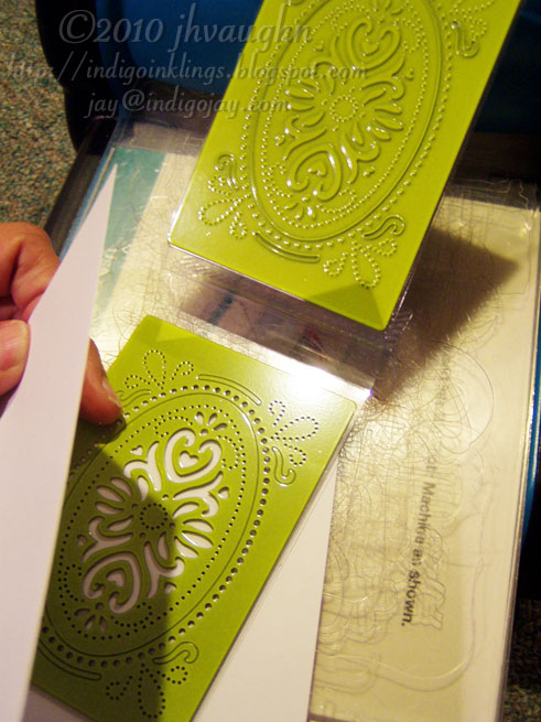 Indigo Inklings: Cuttlebug embossing plus
