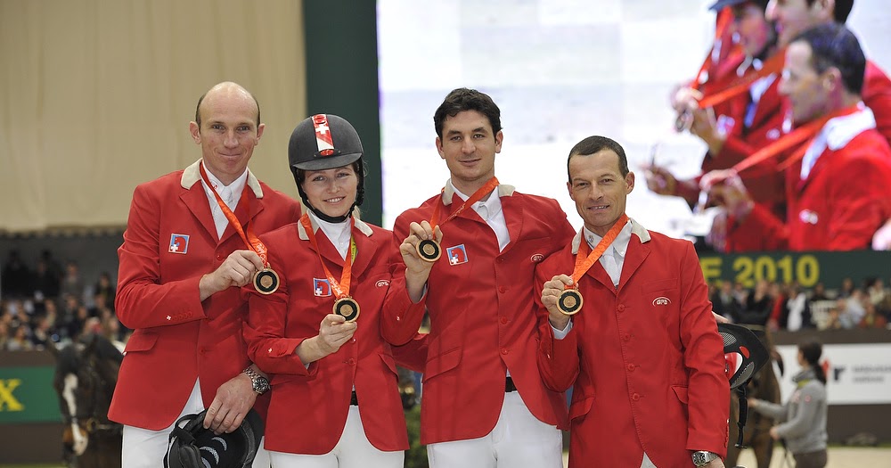 WEG Central: Jumping: Olympics: SWISS JUMPING TEAM PRESENTED WITH 2008 ...