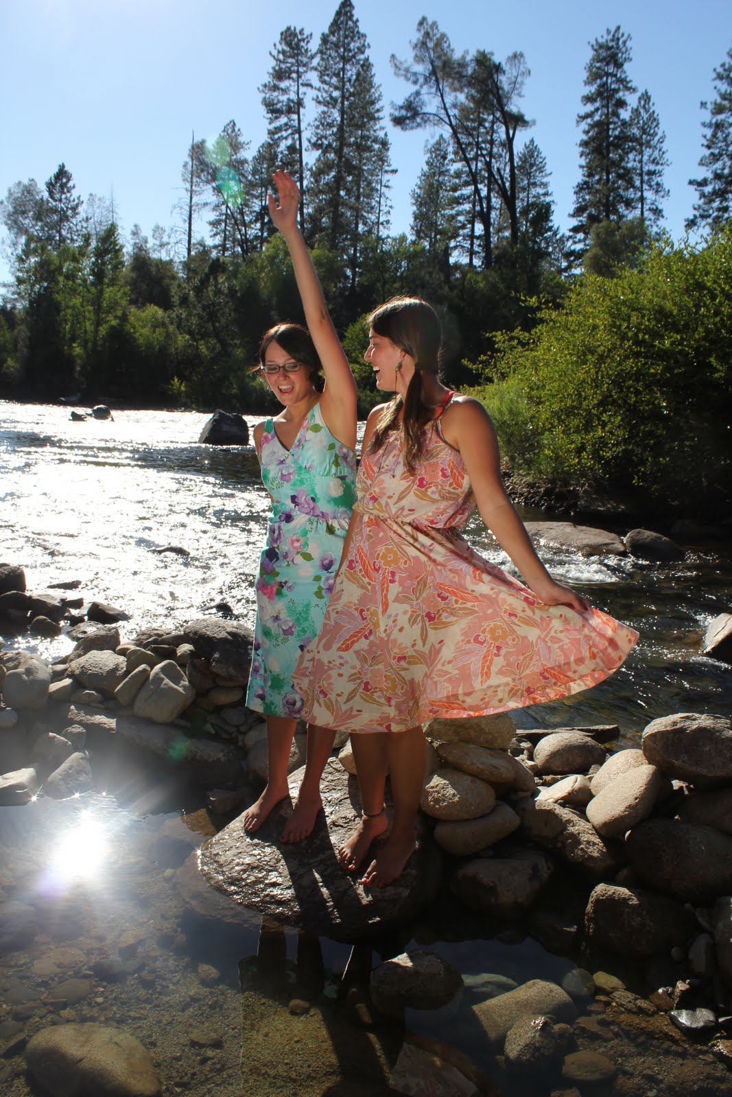 Sun Drenched River Photo Shoot
