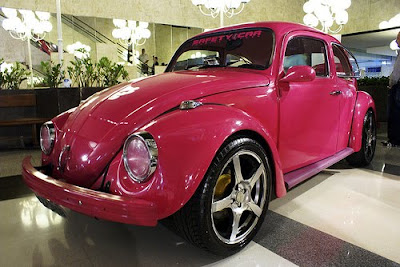 Melhores Tunings: Fusca Rosa o.O