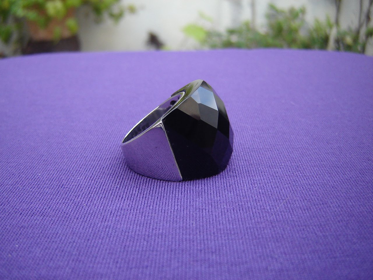 El Bazar de Elisa: Anillo negro grande