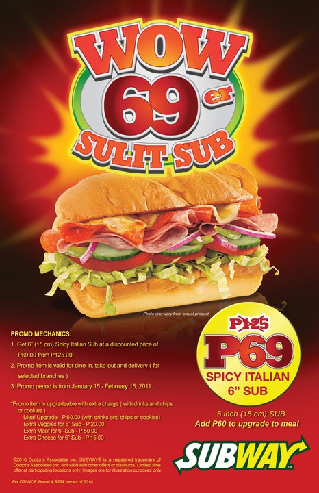 Woman In Digital: Healthy Sandwiches at Subway Philippines